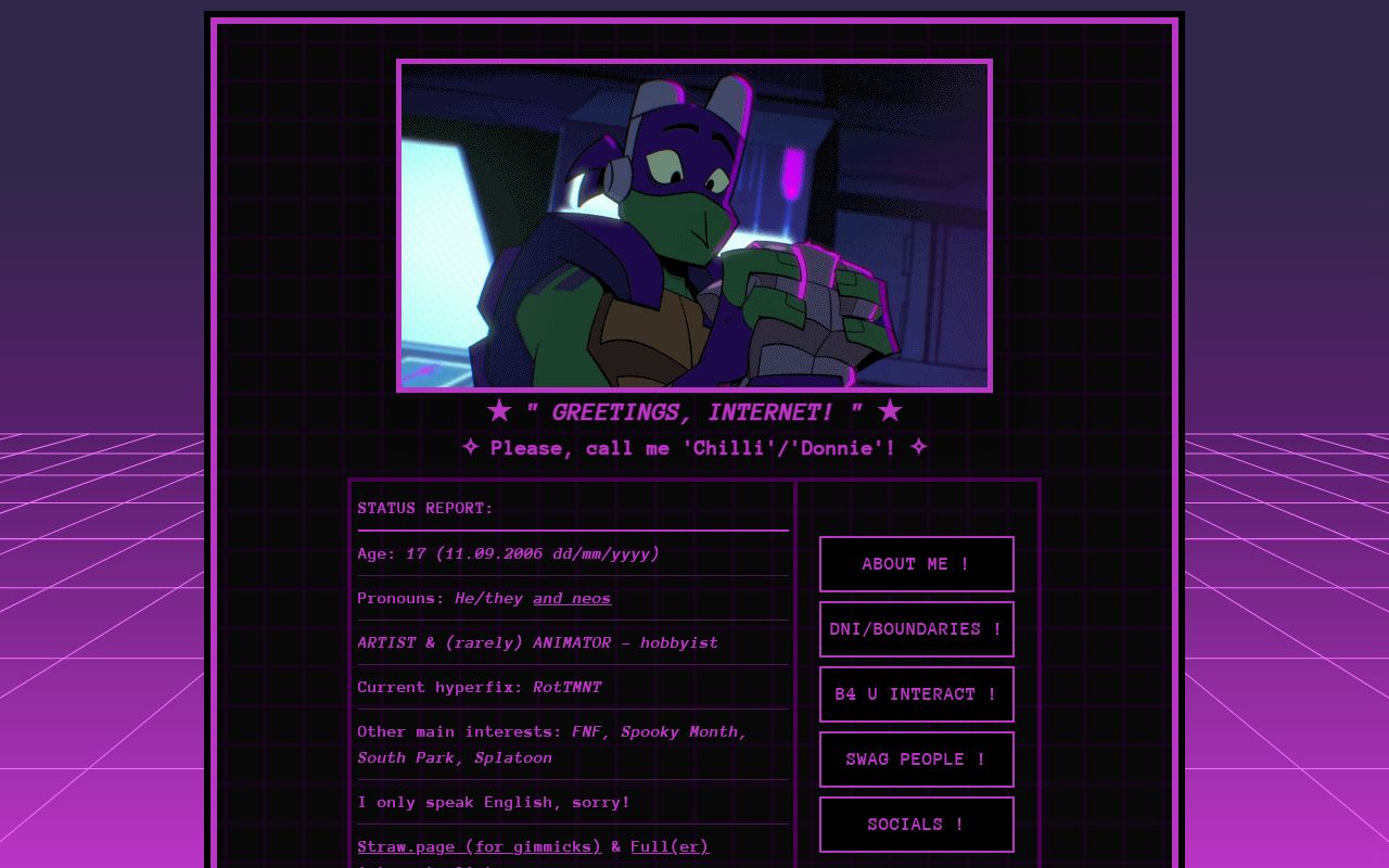 CHILLI300's CARRD ! |☆•° . *